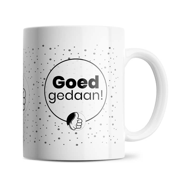 Goed gedaan mok | Uniek goed gedaan cadeau! | Beterkado.nl
